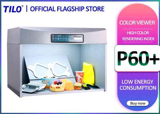 P60+  TILO Electrical Color Matching Light Box Colour Viewing Cabinet With D65 TL84 UV F 6 Light Sources