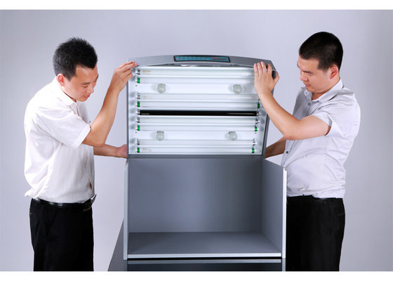 P60 + updated 6 Light Sources Color Matching Light Box With Automatic Switch used in Textiles printing dyeing