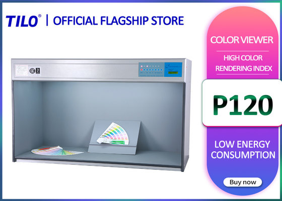 P120 Lab Equipment Color Matching Light Box With Automatic Light Source Switch