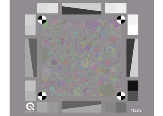YE0276 Reflective Resolution Test Chart 16:9 Ratio Texture Sharpness Test Target