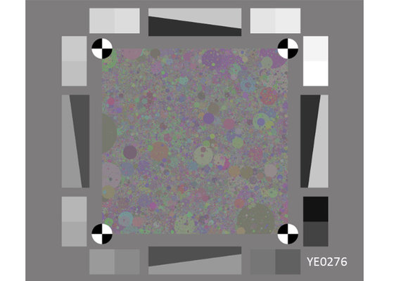 YE0276 Reflective Resolution Test Chart 16:9 Ratio Texture Sharpness Test Target