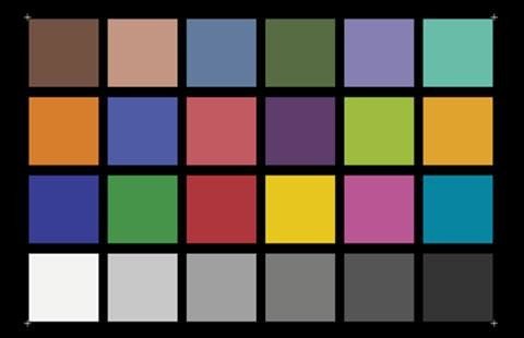 YE0188 Color Rendition Resolution Test Chart ,  X - Rite Camera Lens Test Chart