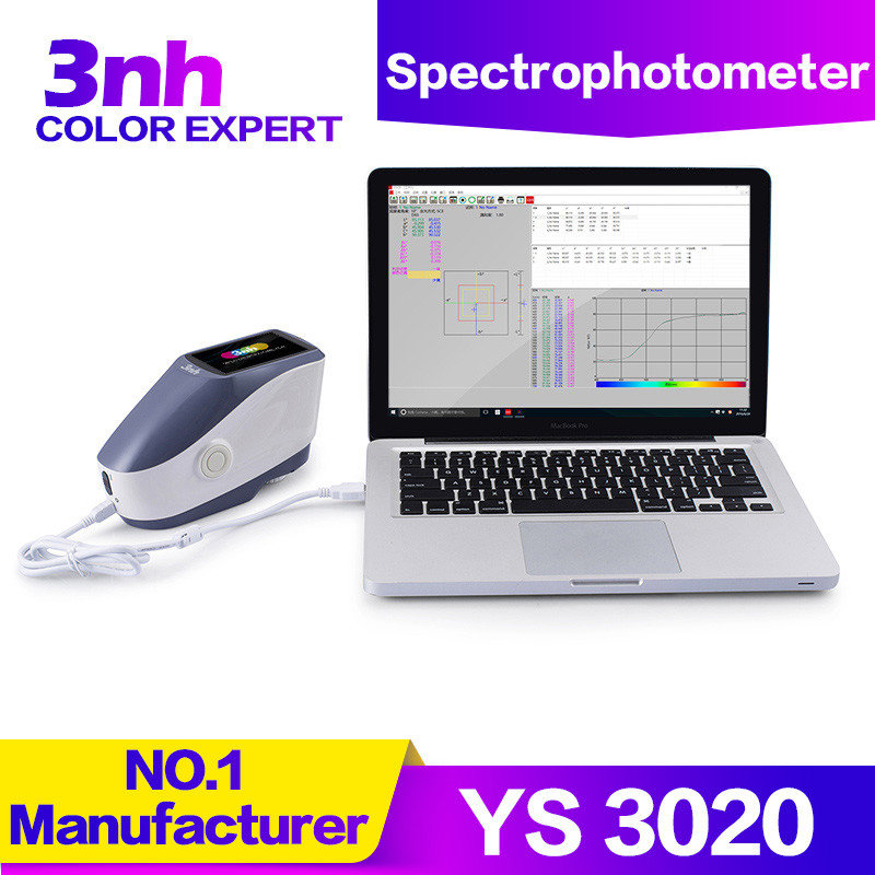Complementary Portable Benchtop Spectrophotometer YS3020  D/8 SCI SCE Bluetooth