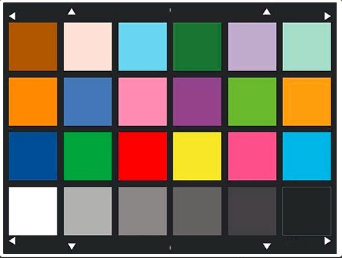 Reflective Type Picture Resolution Chart YE0188 Color Photography Graphic Artscolors