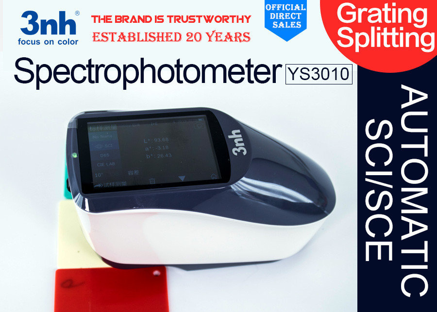 Plant Fruit Vegetable Color Matching Spectrophotometer YS3010 with0-200% Reflectance Range