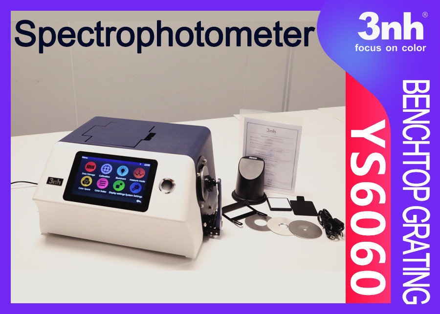 Laboratory Benchtop Paint Matching Spectrophotometer YS6060 360-780nm Colour difference Meter