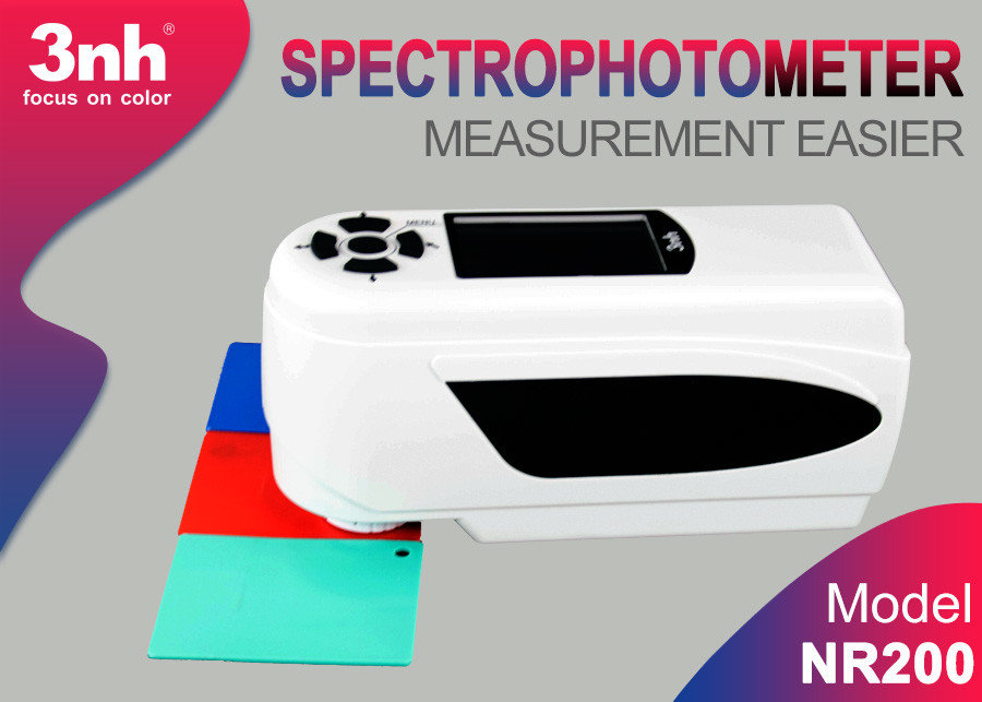 Malaysia NR200 Portable Spectrophotometer Colorimeter D65 With LED Blue Light Excitation