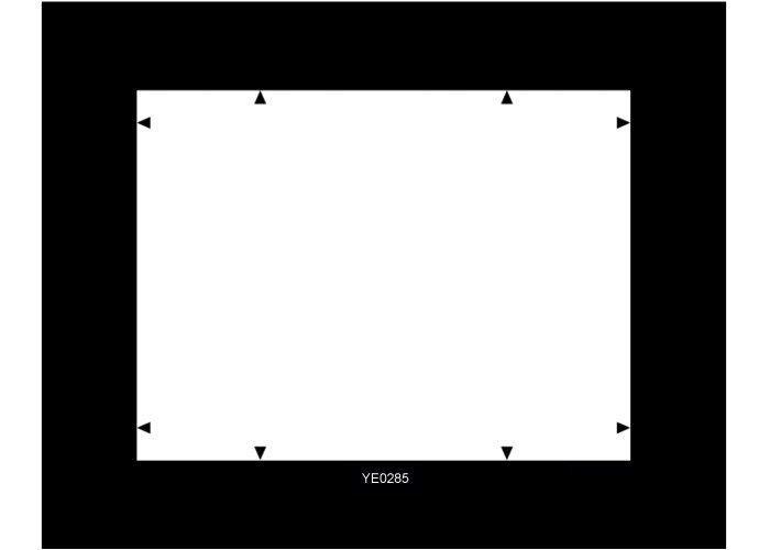 YE0285 Digital Image Resolution Chart For Evaluation Infrared Illumination Operating View Distance