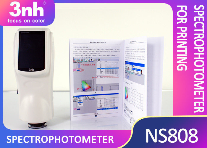 NS808 Portable Color Spectrophotometer Ultra Large Integrating Sphere 45°/0  Φ8mm Aperture