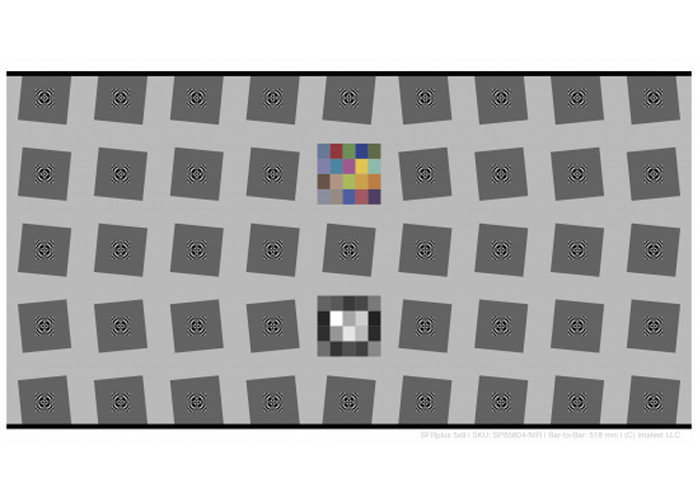 SFRplus Charts 5*9 Color Matching Software Provide Automated Analysis For MTF Lateral Chromatic Aberration Distortion