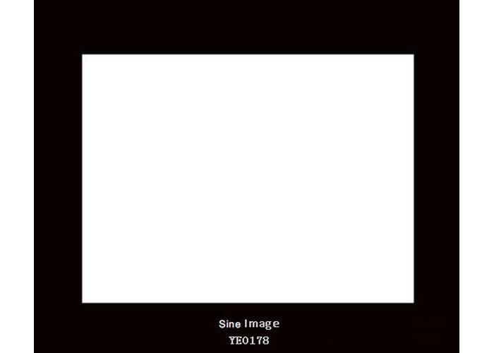 YE0178 BlankFilm White Balacing Test Target 4:3 Ratio 100% WHITE TEST CHART Shading Measurement  Chart