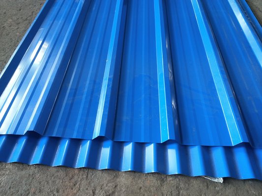 GI / PPGI Roof Panel Roll Forming Machine PLC Control Cold Roll Forming Process
