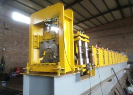 Type 280 Ridge Cap Metal Roof Roll Forming Machine 18 Rows For Construction