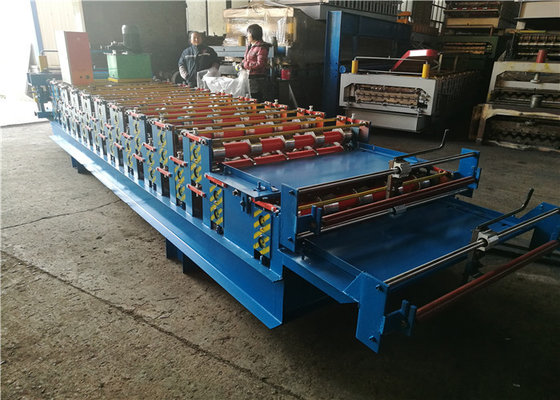 840 /900  Double Layer Sheet Metal Roller Machine 0.3-0.8mm Thicknes Plate