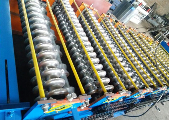 Roofing Sheet Double Layer Roll Forming Machine , Profile Forming Machine Low Noise