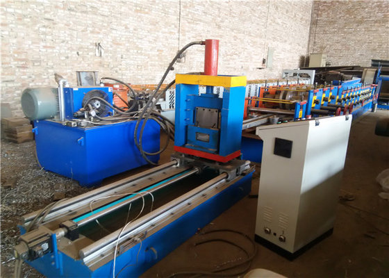 Building Frame CZ Purlin Roll Forming Machine 400H Steel Frame Chain Transmission