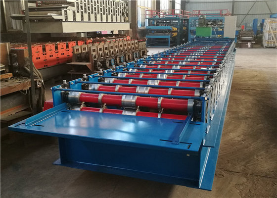 Joint Hidden Standing Seam Roll Forming Machine , Roof Panel Machine 20 Rollers