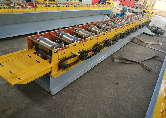 Omega Profile Gutter Forming Machine Coiling Steel Sheet Material PLC Control