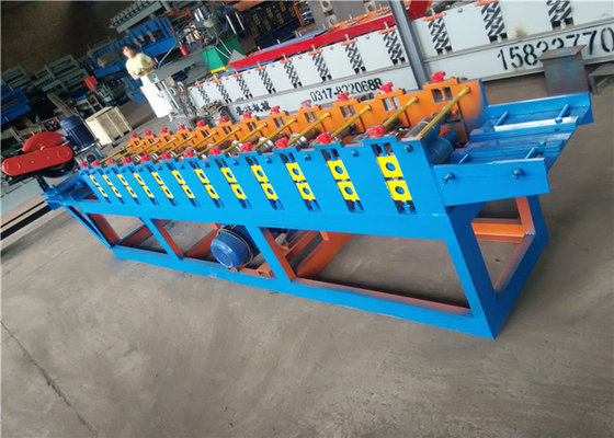 Slats Profile Rolling Shutter Strip Making Machine / Forming Machine Fly Saw Cutting