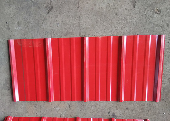 Metal Wall Tile Aluminium Roll Forming Machine Stable Transmission For IBR