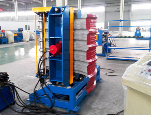 Roof Panel Hydraulic Bending Machine , Color Steel Sheet Roll Bending Machine 