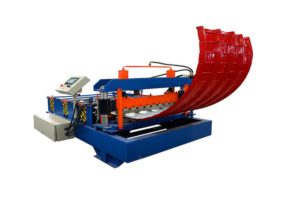 Auto Curved Hydraulic Bending Machine , Metal Roof Crimping Machine 2-6 M / Min