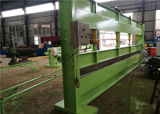 4 / 6 Meters Plate Bending Machine For Steel Metal Sheet , Hydraulic Metal Bender