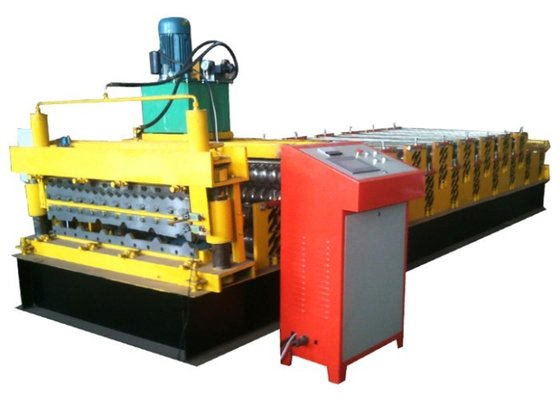 Ibr And Corrugated Profile Double Layer Roll Forming Machine For Wall And Roof