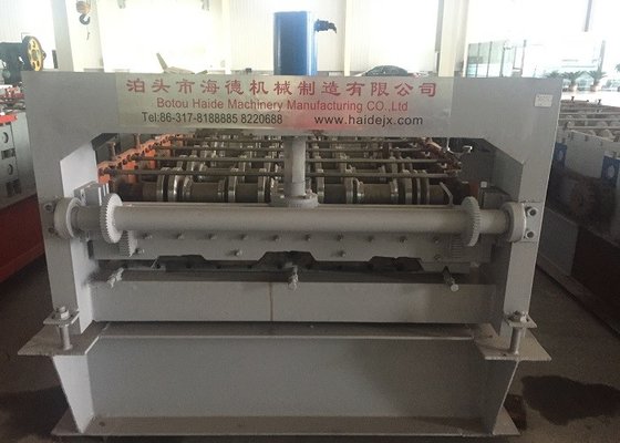 Professional Sheet Metal Forming Equipment 12 Roller Stations 1.5" Chain Transmission