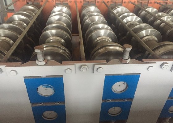 Professional Sheet Metal Forming Equipment 12 Roller Stations 1.5" Chain Transmission