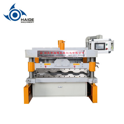 Corrugated Cold Glazed Tile Roll Forming Machine For Roof Profile