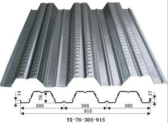 High Power Floor Deck Roll Forming Machine With Thickness 0.8-1.2mm