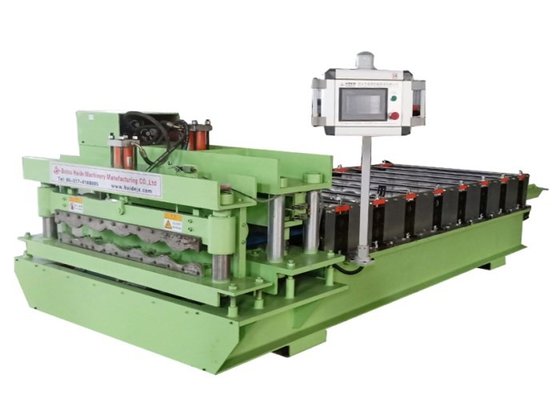 High Speed Glazed Tile Roll Forming Machine Roof Wall Tiles 0.3-0.8mm Thickness
