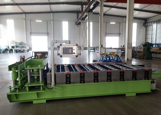High Speed Glazed Tile Roll Forming Machine Roof Wall Tiles 0.3-0.8mm Thickness