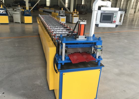 Hydraulic Galvanized Shutter Door Roll Forming Machine Saw Cutting Type