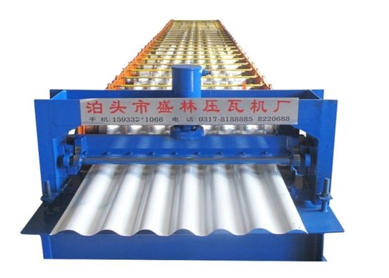 High Precision Corrugated Roof Sheeting Machine IBR Corrugated Tile