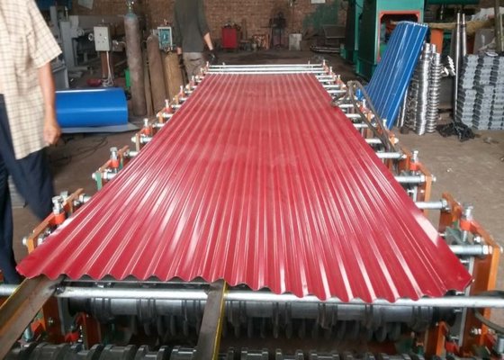 High Precision Corrugated Roof Sheeting Machine IBR Corrugated Tile