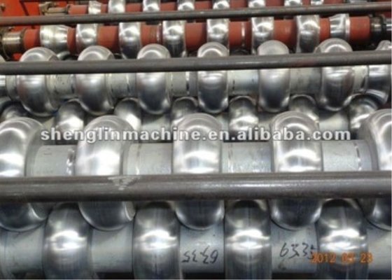 4kw Aluzinc Roofing Sheet Making Machine 6-8m/Min Speed ISO9001 Standard