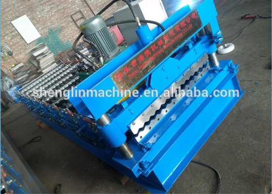 Aluminum Corrugated Color Steel Roll Forming Machine Steel Sheet Making Machine