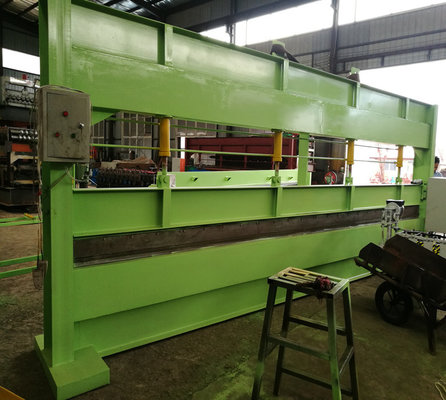Ibr Corrugated Roof Sheet Metal Decoiler , Hydraulic Bending Machine