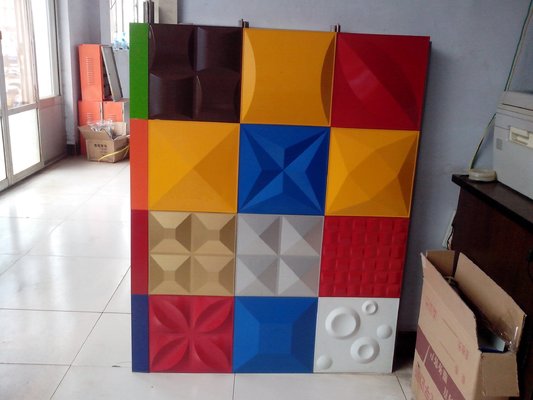 Professional 3D Wall Panel Machine PLC Control For Modern 3D Ceiling Panel