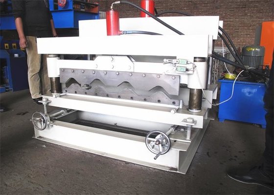 4KW Arc Glazed Metal Sheet Roofing Tile Machine Iron and Aluminum Material