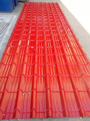 Zinc Coated Steel RoofingTile Roll Forming Machine For Color Coil Metal Sheet , 380v 50HZ