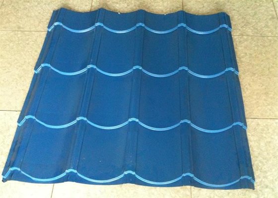 Type 828 Anti - Arch Profile Tile Roll Forming Machine Shaft Diameter 70mm With Decoiler And Automatic Cutting