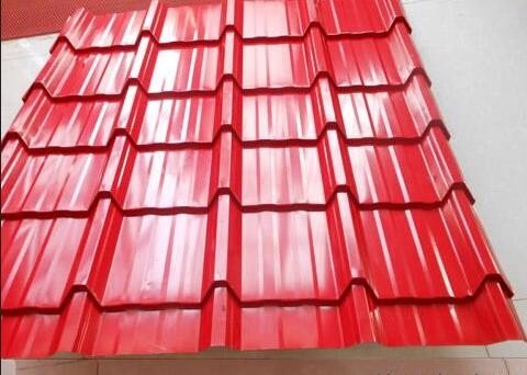 Automatic 860 IBR Trapezoidal Roof Sheet Making Machine 9-16 Rows Hydraulic Cutting System