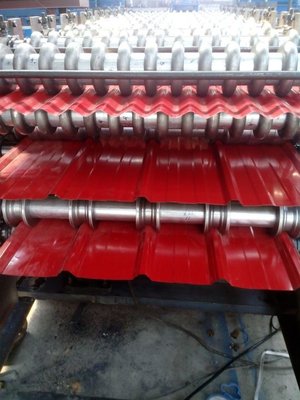 Water Wave Automatic Roll Forming Machine 850 / Steel Sheet Cold Roll Forming Machine