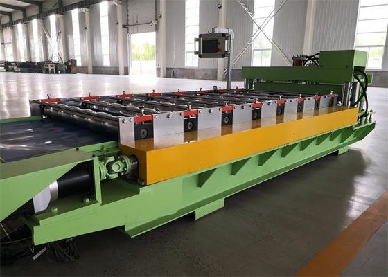 7.5 KW Glazed Tile Roll Forming Machine 3 Phases For PPGI Color Steel Sheet