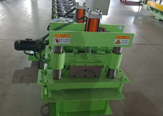 High Speed  Ridge Cap Roll Forming Machine 4KW Power With 12 Steps