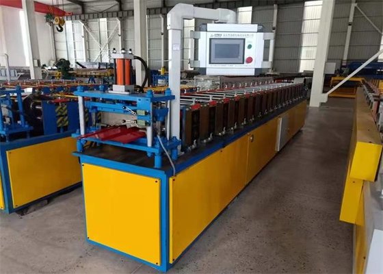 70mm Shaft standing seam roll forming machine with Hydraulic Cutting Device with 0.3-0.8mm Thickness