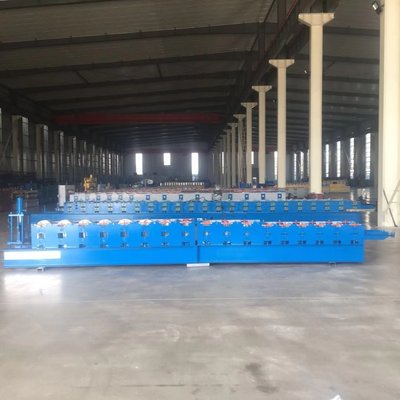 18 Rows roof Gutter roll forming machine With 5.5kw Frequency Converter